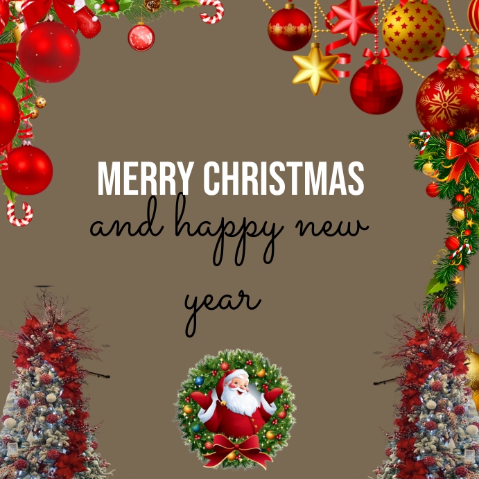 CHRISTMAS CARD Template | PosterMyWall