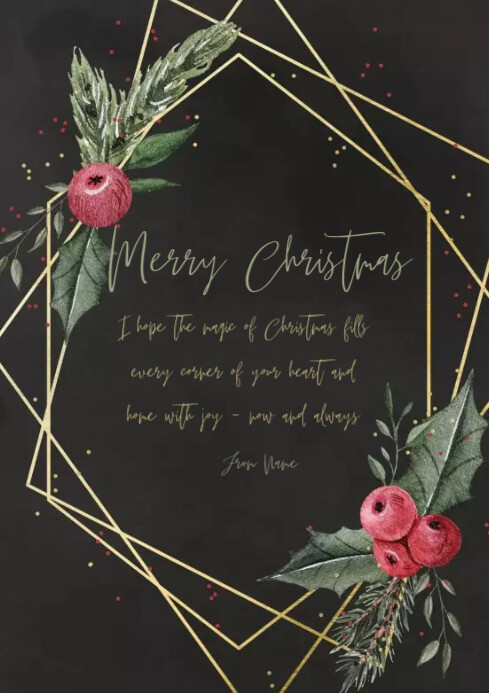 Christmas Card Template | PosterMyWall