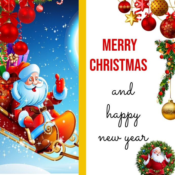 CHRISTMAS CARD Template | PosterMyWall