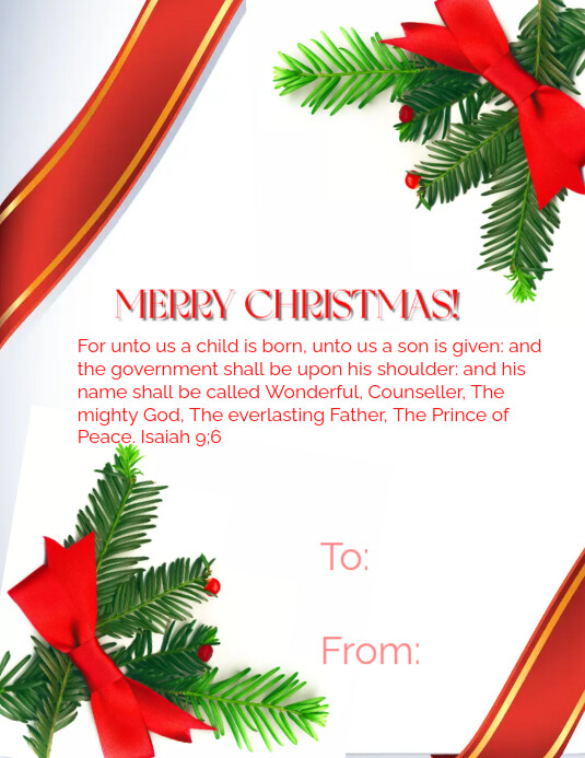 Copy of Christmas Card | PosterMyWall