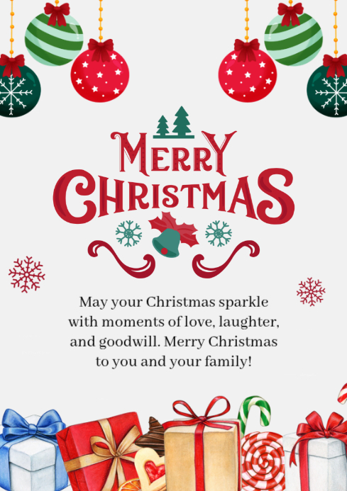 Christmas card Template | PosterMyWall