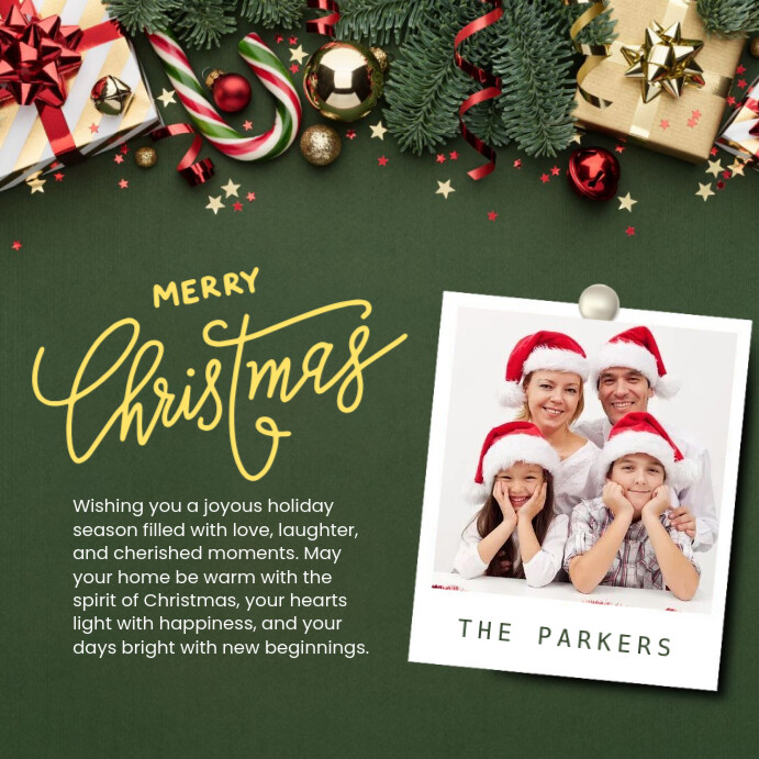 christmas card Template | PosterMyWall