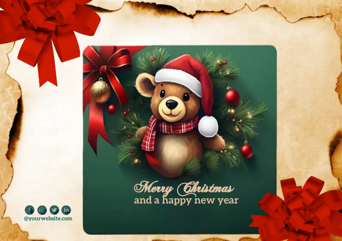 Christmas card Template | PosterMyWall