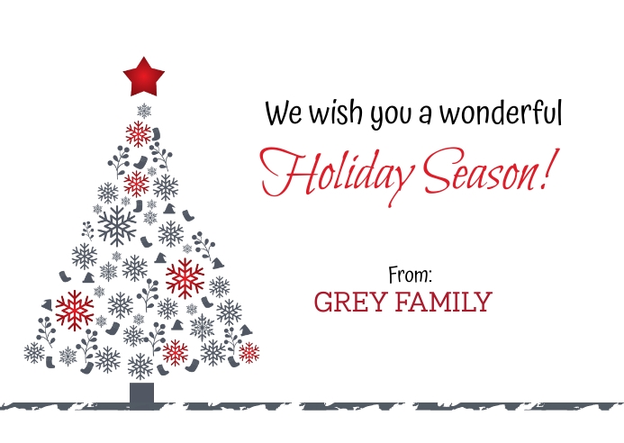 Christmas Card Template | PosterMyWall