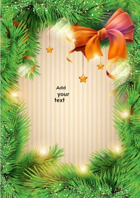 Christmas card frame Template | PosterMyWall