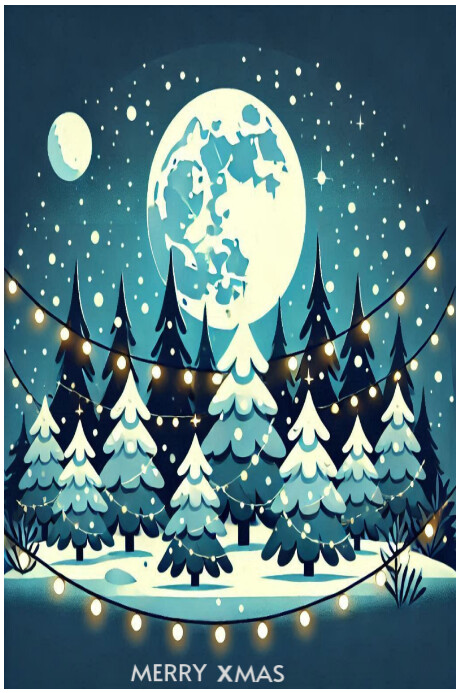 Christmas card poster Template | PosterMyWall