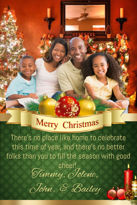 Christmas Card Template | PosterMyWall