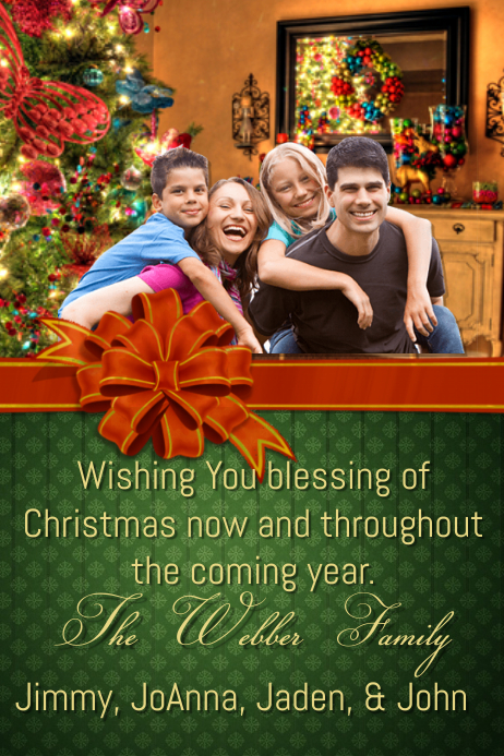 Christmas Card Template | PosterMyWall