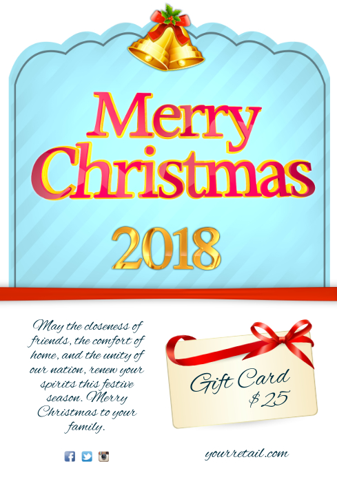Christmas Card Template | PosterMyWall