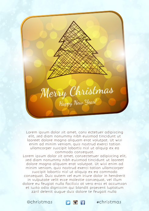 Christmas Card Template | PosterMyWall