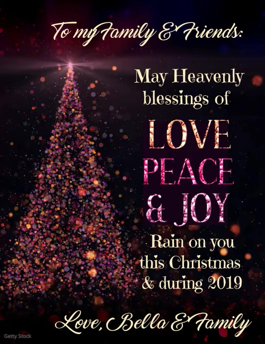 Copy of Christmas Card Video | PosterMyWall