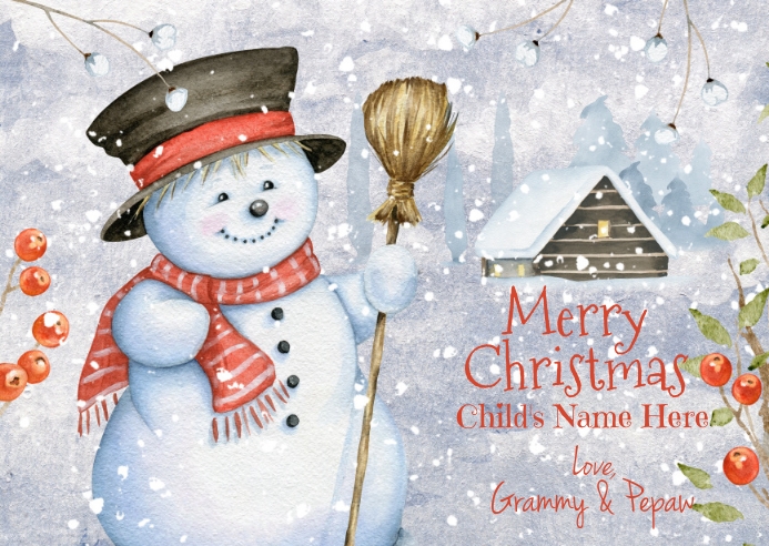 Christmas cards for kids Template | PosterMyWall