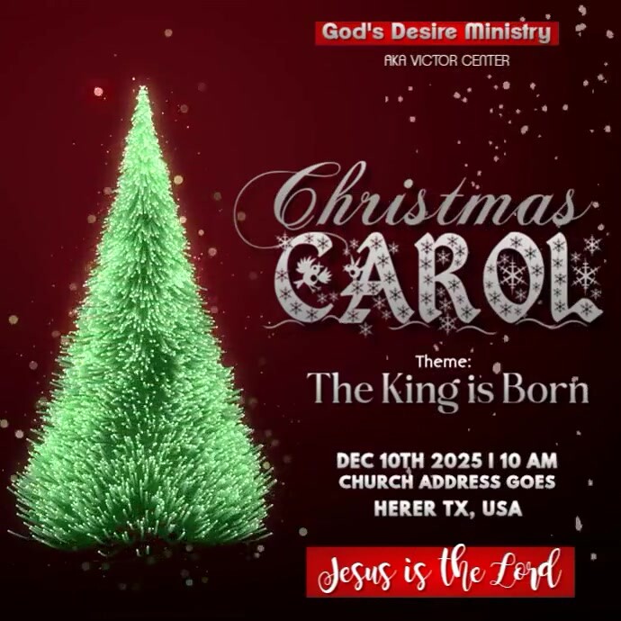Christmas Carol (3) Template | PosterMyWall