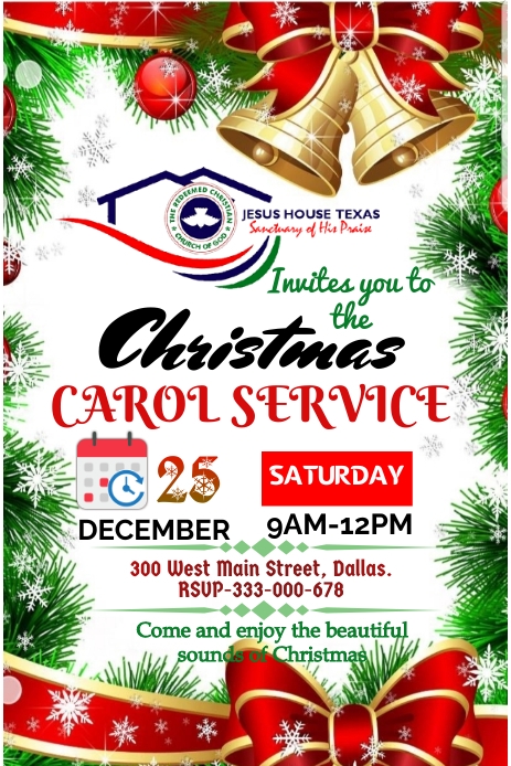 Copy of Christmas carol (3) | PosterMyWall