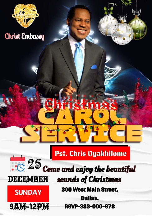 Christmas carol (5) Template | PosterMyWall