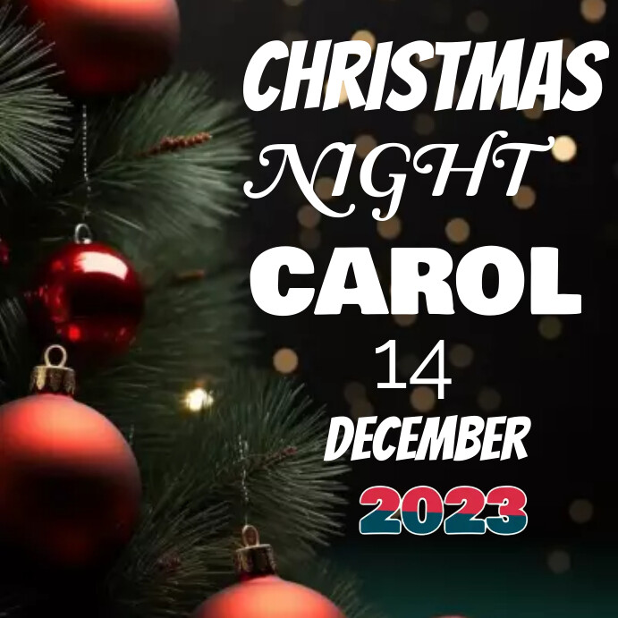 Christmas carol Template | PosterMyWall