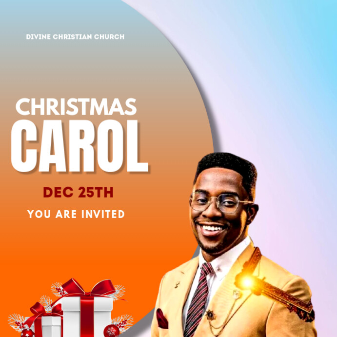 christmas carol Template | PosterMyWall