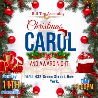 Elegant Christmas party invitation design for Template | PosterMyWall