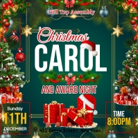 Elegant Christmas party invitation design for Template | PosterMyWall