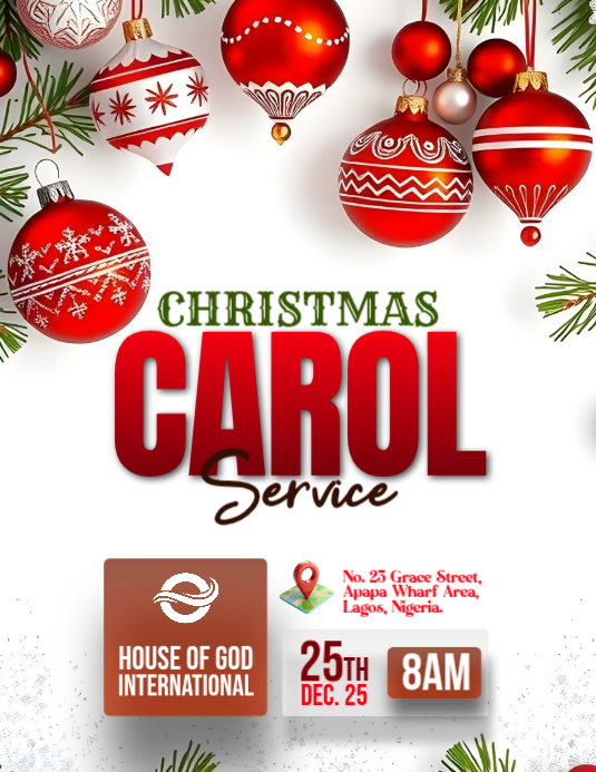 Christmas carol design Template | PosterMyWall