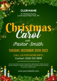Christmas Carol Template | PosterMyWall