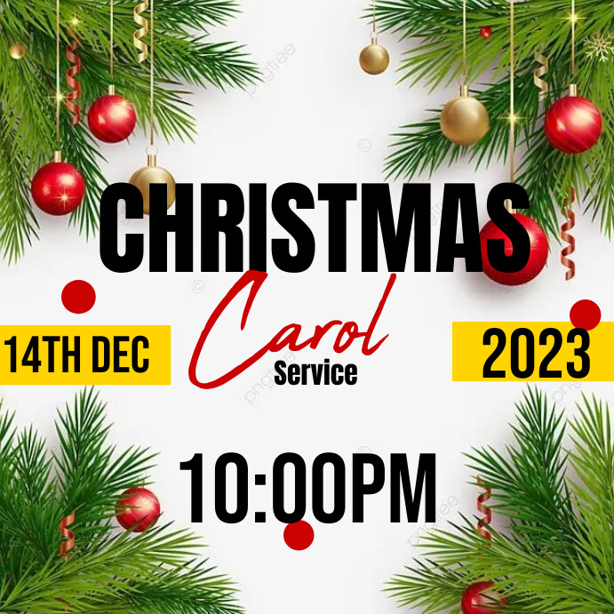 Christmas carol Template | PosterMyWall