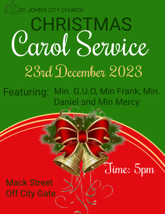 Christmas carol Template | PosterMyWall