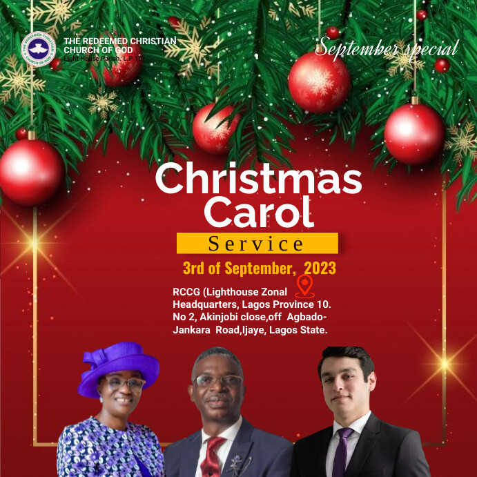 CHRISTMAS CAROL Template | PosterMyWall