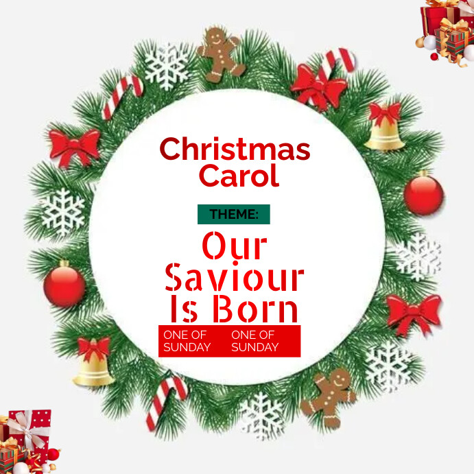 CHRISTMAS CAROL Template | PosterMyWall