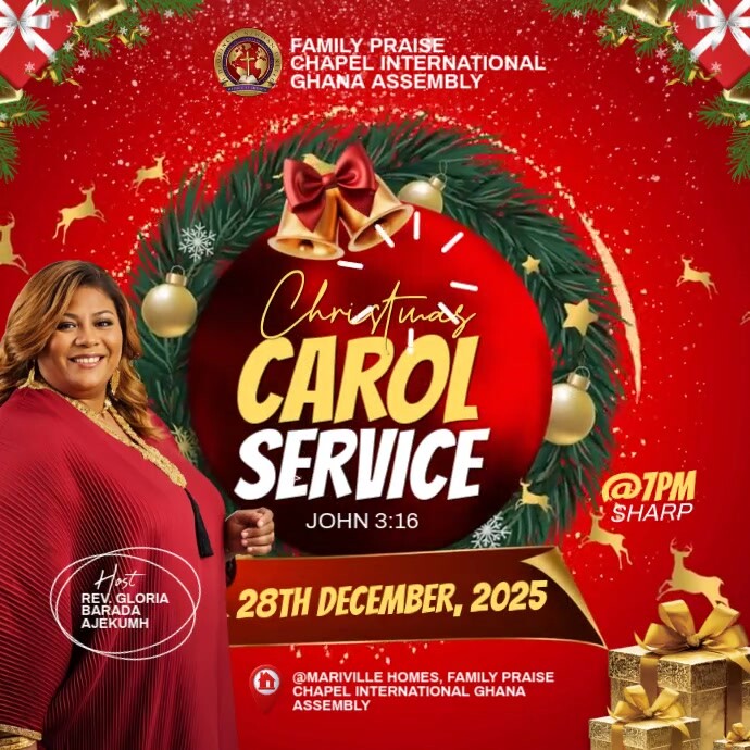 christmas carol Template | PosterMyWall