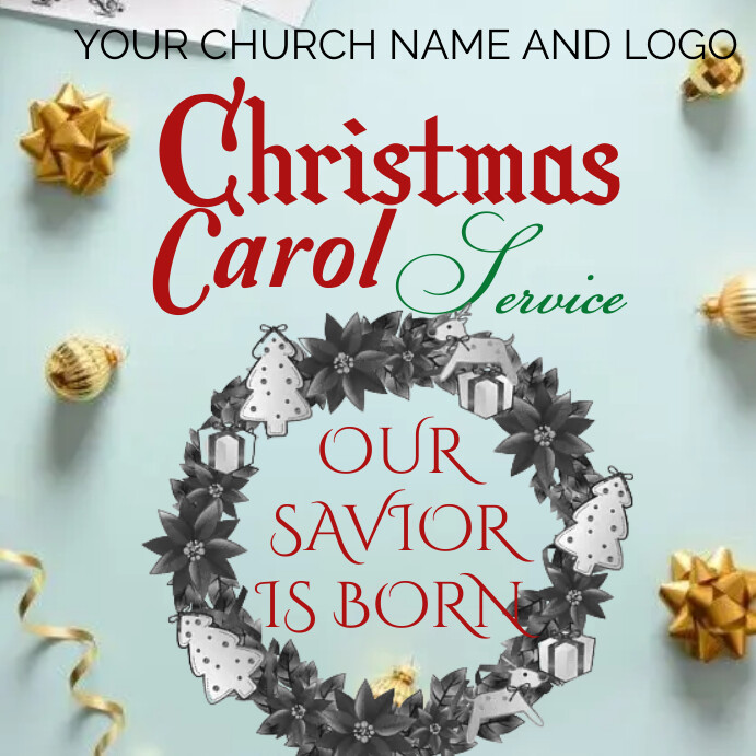 Christmas carol Template | PosterMyWall