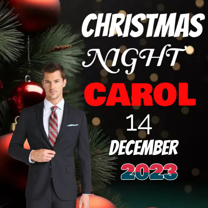 Plantilla de Christmas carol | PosterMyWall
