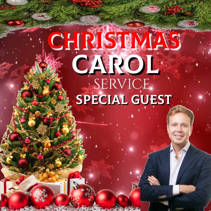 Christmas carol Template | PosterMyWall