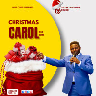CHRISTMAS CAROL FLYER Template | PosterMyWall