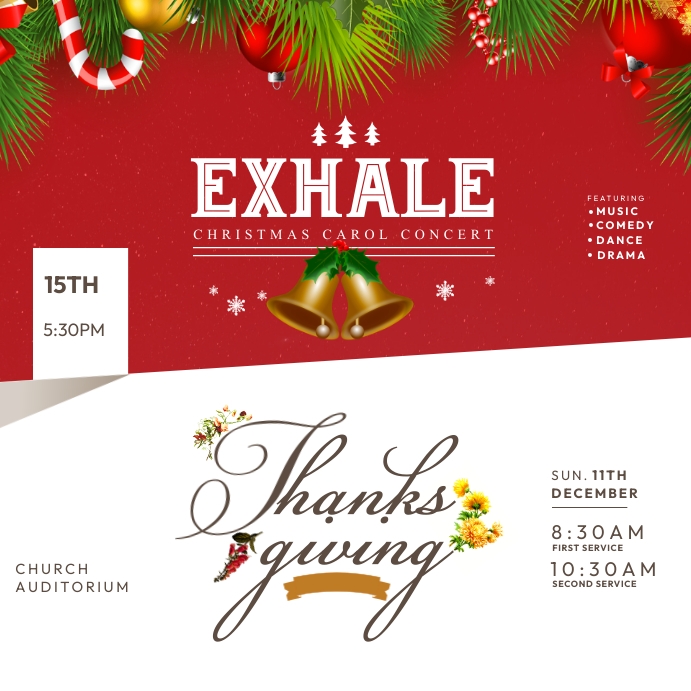 Copy of CHRISTMAS CAROL FLYER (22) | PosterMyWall