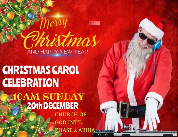 CHRISTMAS CAROL FLYER (4) Template | PosterMyWall