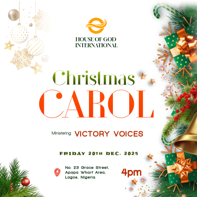 Christmas carol flyer Template | PosterMyWall