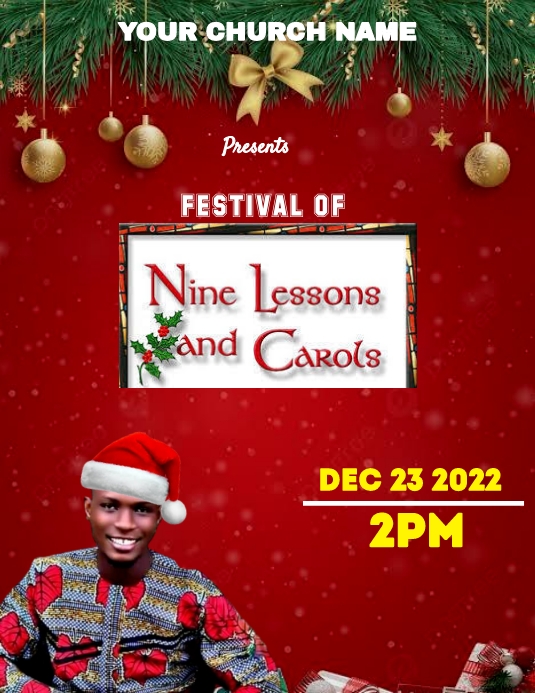 Christmas Carol Flyer Template | PosterMyWall