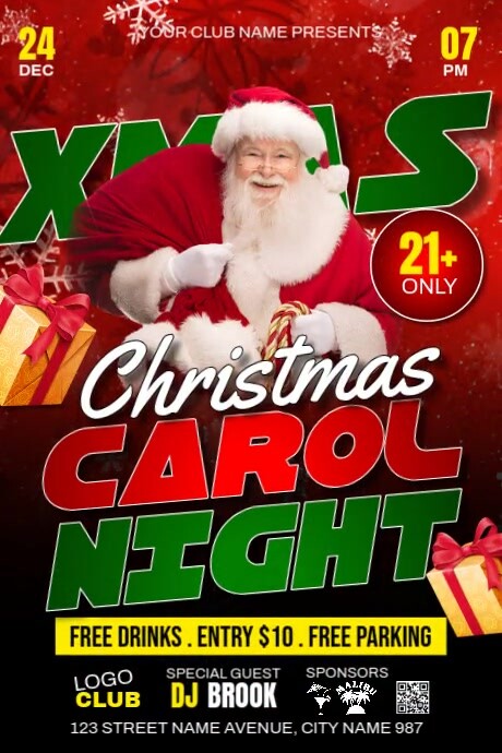 Copy of Christmas Carol Night | PosterMyWall