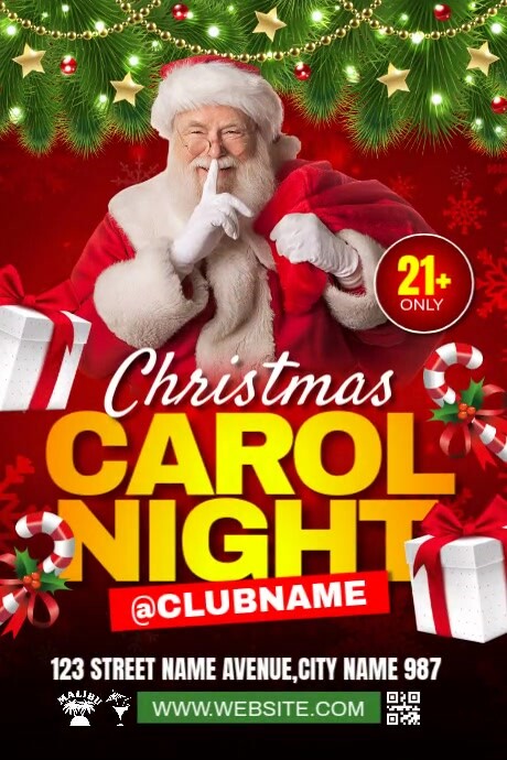 Copy of Christmas Carol Night | PosterMyWall