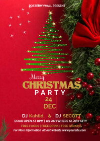 Christmas Carol Party Flyer Template | PosterMyWall
