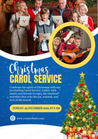 Christmas Carol Template | PosterMyWall