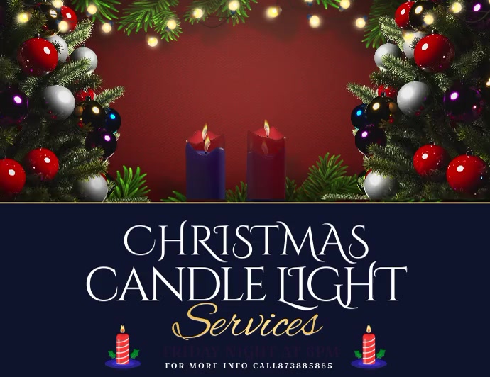 Christmas carol services Template | PosterMyWall