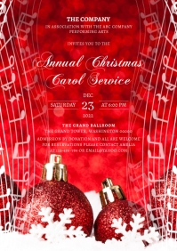 Christmas Carol Template | PosterMyWall