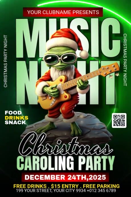 Copy of Christmas Caroling Ads | PosterMyWall