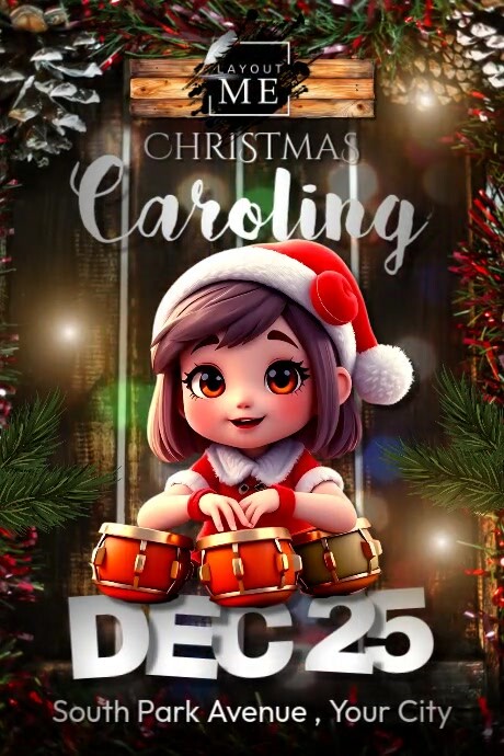 Copy of Christmas Caroling Event | PosterMyWall