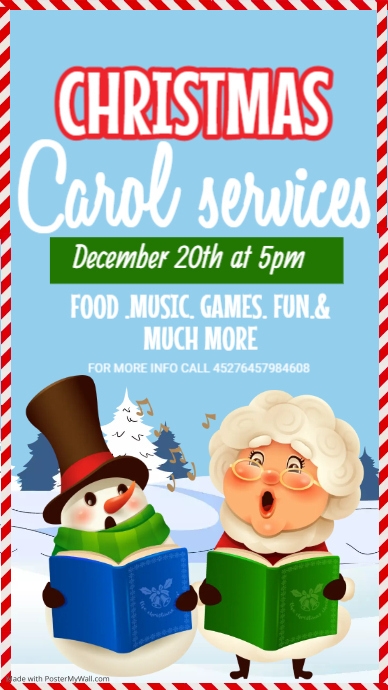 Copy of christmas carols | PosterMyWall