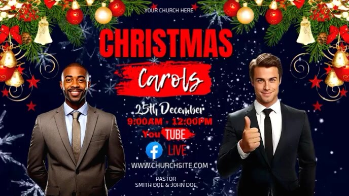 Christmas carols Template | PosterMyWall