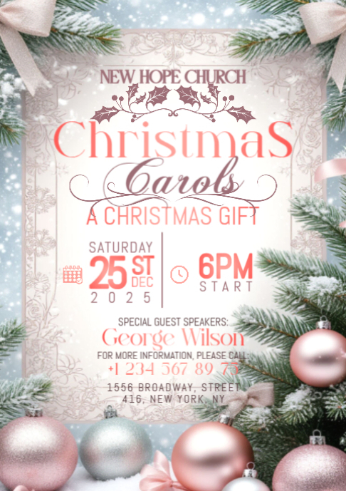 Christmas Carols Template | PosterMyWall