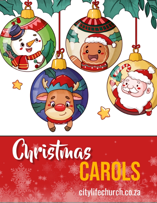 Christmas carols poster Template | PosterMyWall